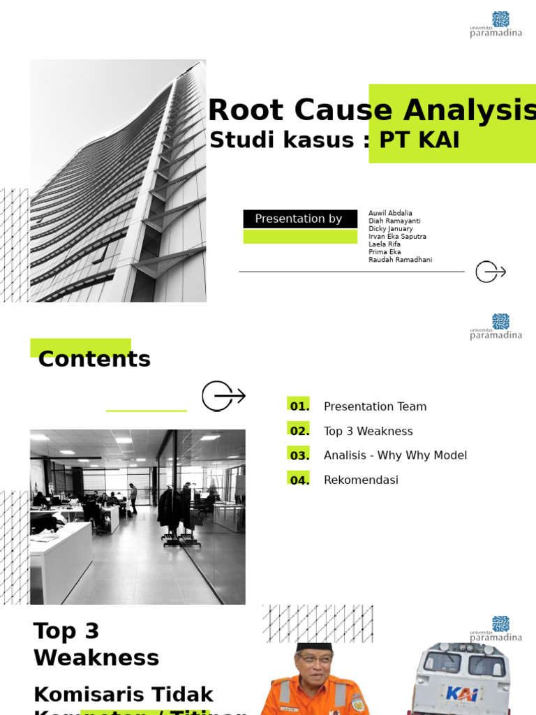Root Cause Analysis - PT KAI | PDF
