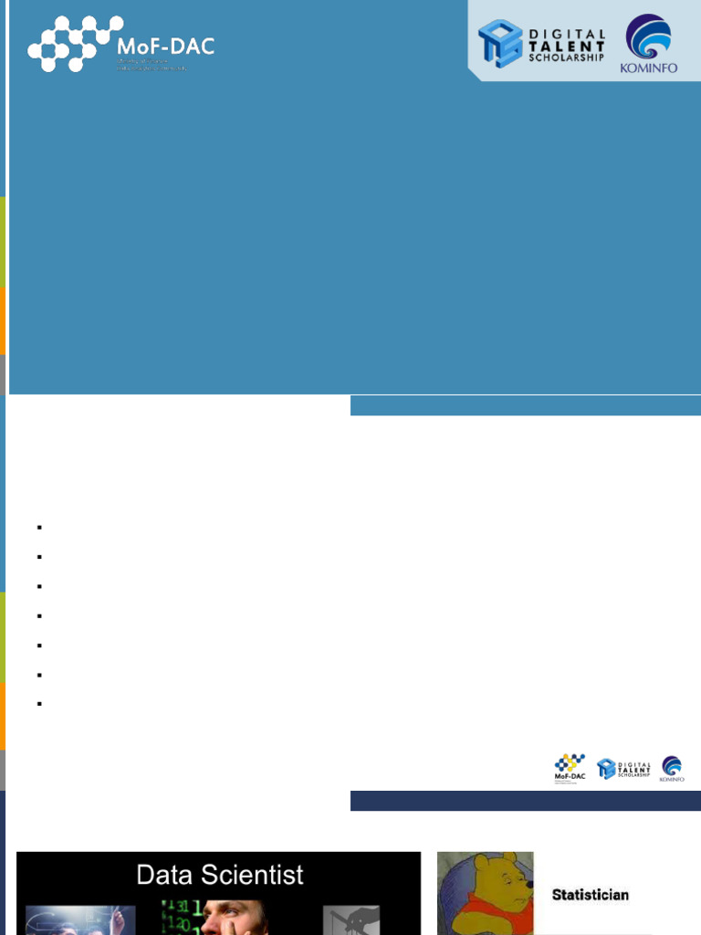 Materi 1 GTA MoF-DAC - Introduksi Data Sains | PDF