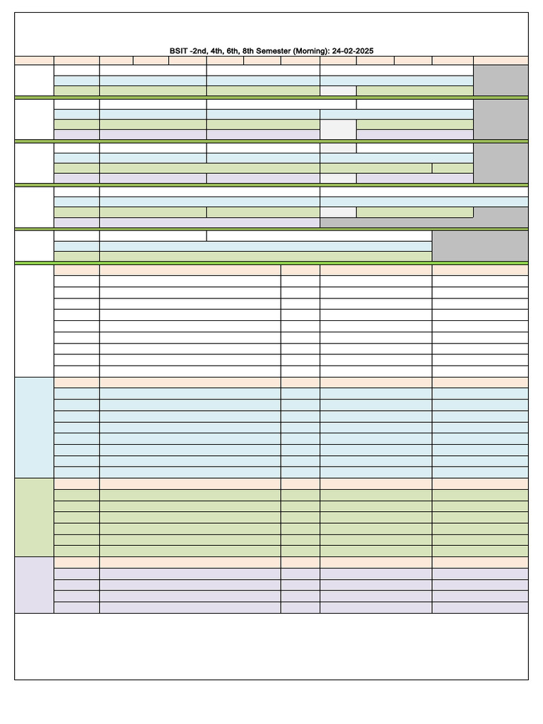 BSIT - Semester Spring 2025 (M) v.6 (Final) | PDF | Theoretical Computer Science | Computer ...