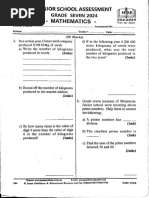 Grade 8 004 Targeter Wings All Subjects With Marking Scheme PDF | PDF