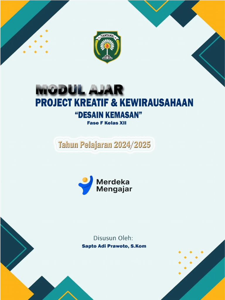 Modul Ajar Projek Kreatif Dan Kewirausahaan | PDF