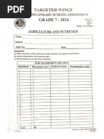 Grade 8 004 Targeter Wings All Subjects With Marking Scheme PDF | PDF