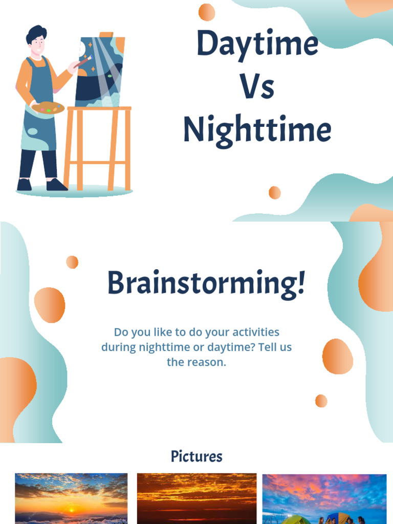 Daytime vs Nighttime Activities Guide | PDF