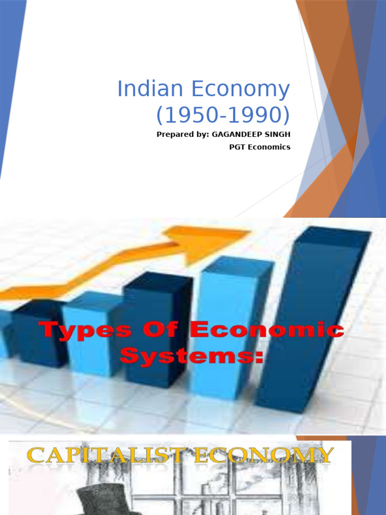 Chapter 2 Indian Economy 1950-1990 - PPT | PDF