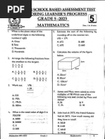 Grade 8 004 Targeter Wings All Subjects With Marking Scheme PDF | PDF