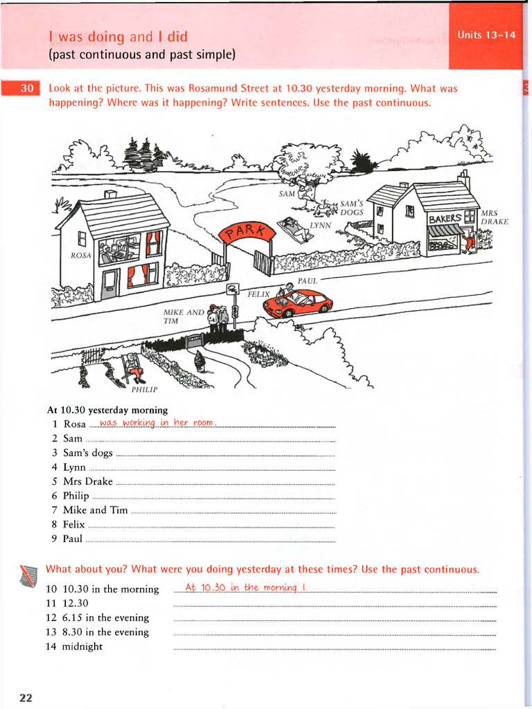 Simple Past vs Past Continuous (Exercises) | PDF