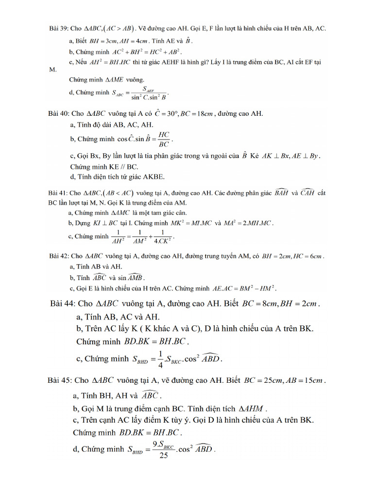 Toán 9 - TSLG | PDF