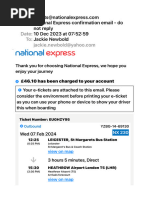 Hull Trains Paragon Seating Plan V5 | PDF | Baggage | Land Transport