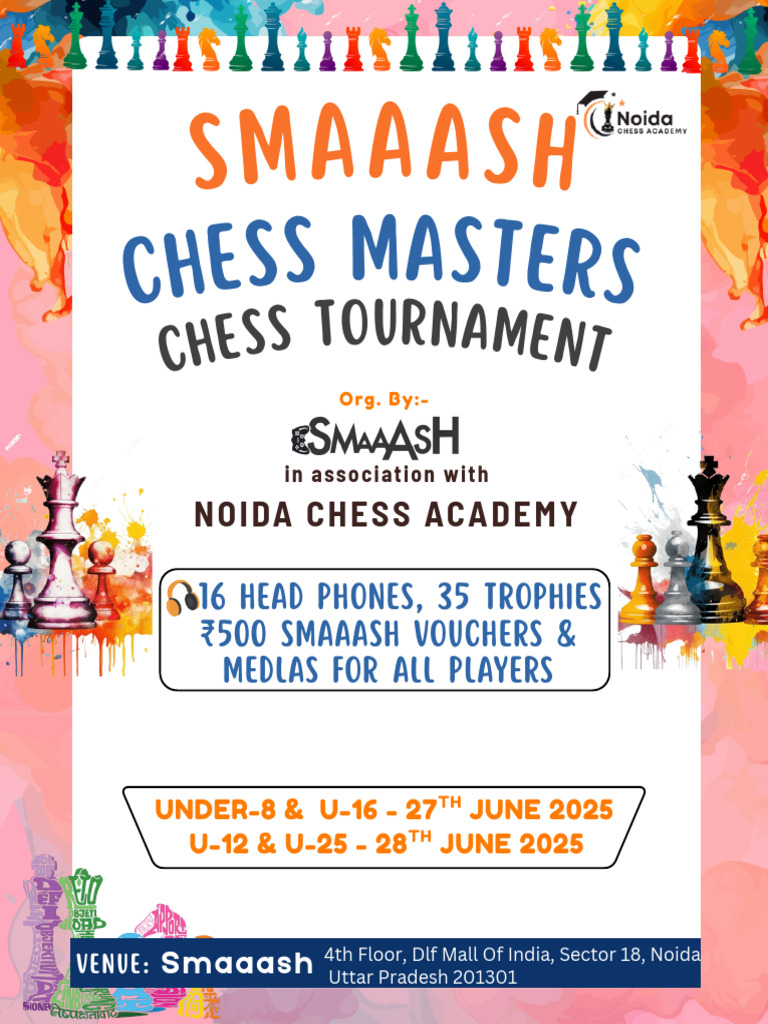 Smaaash Chess Masters Chess Tournament-1 | PDF | Payments