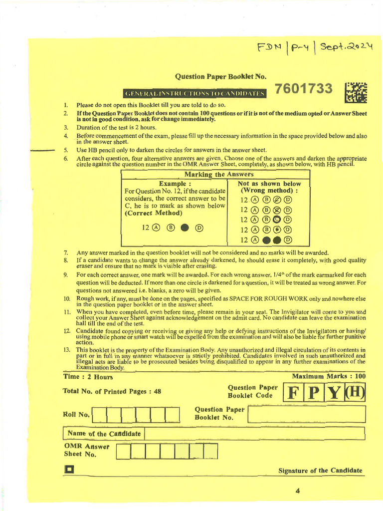 82632exam66744 MCQ FND Sep24 p4 | PDF