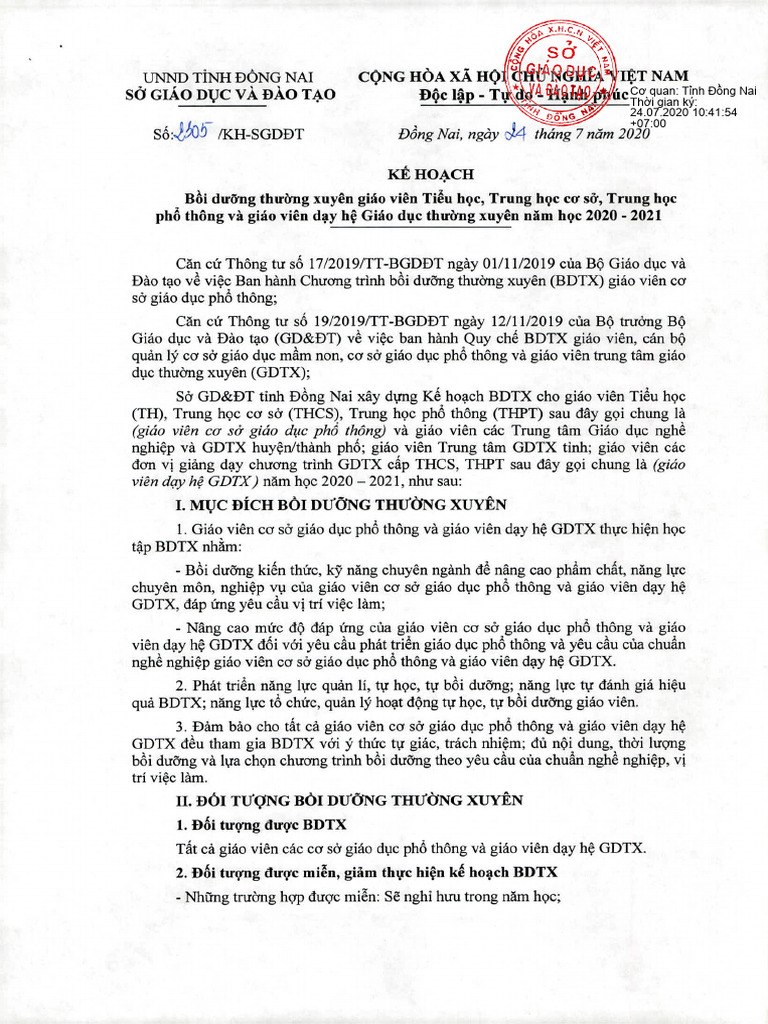 CV 2305 2020 - BDTX | PDF