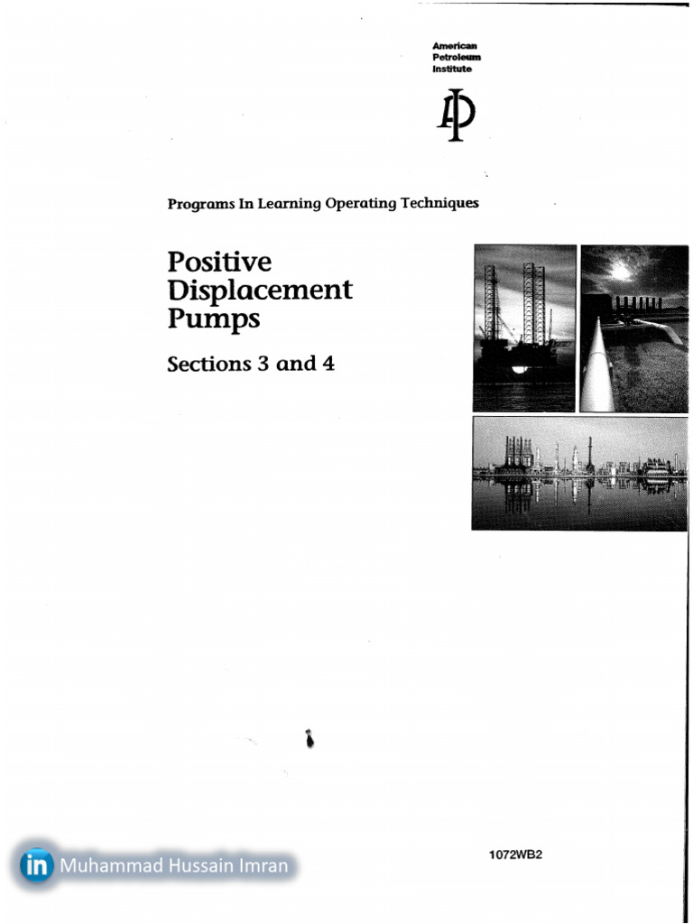 API Positive Displacement Pumps | PDF