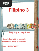 Q4. Filipino3 PPT Klaster | PDF