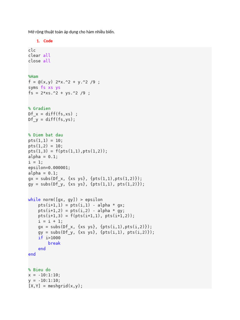 M R NG Gradien Descent | PDF