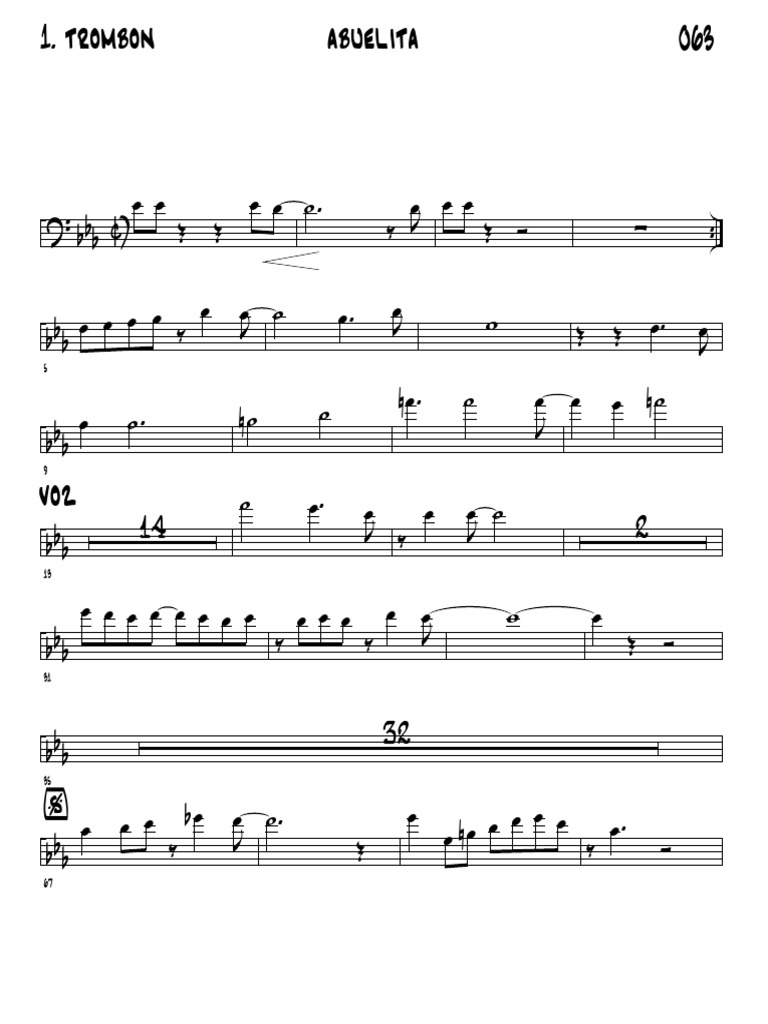 Abuelita - Hector Lavoe FT Willie Colon Trombones | PDF