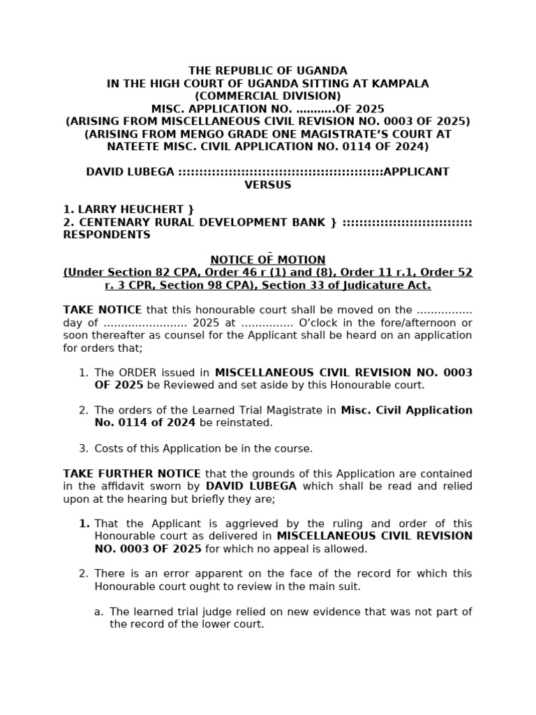Application For Review-1 | PDF | Trials | Judge