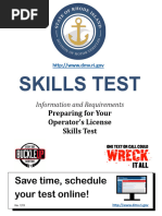 Massachusetts Class D Road Test Guide | PDF | Vehicles | Transport