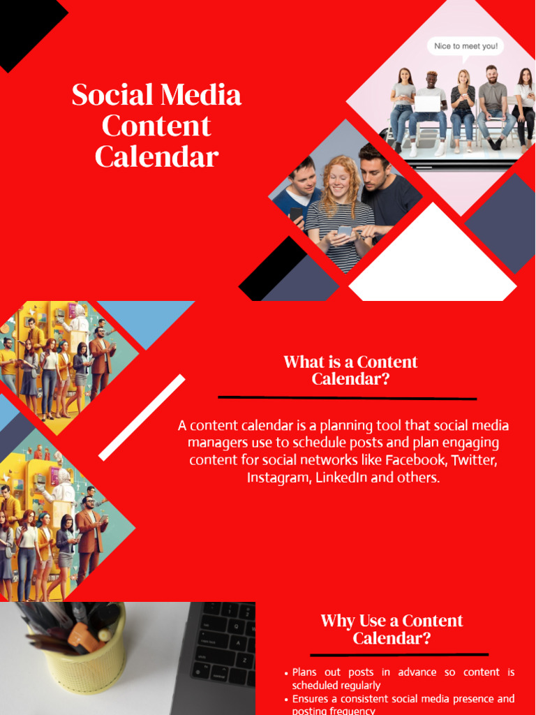 Social Media Content Calendar Guide | PDF