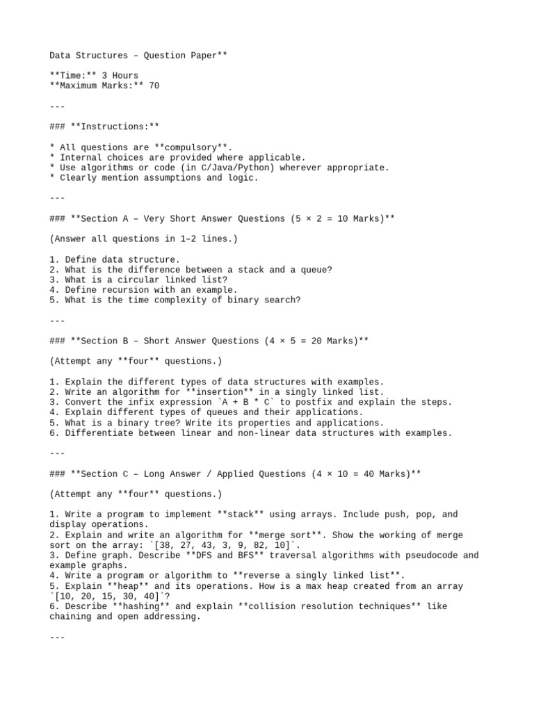 Data Structures | PDF