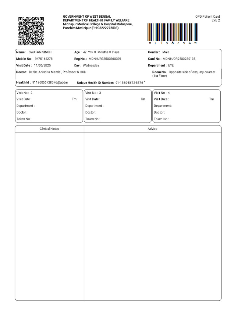 Onlinehmis - Wbhealth.gov - in OPDNewPatientReport - Aspx | PDF