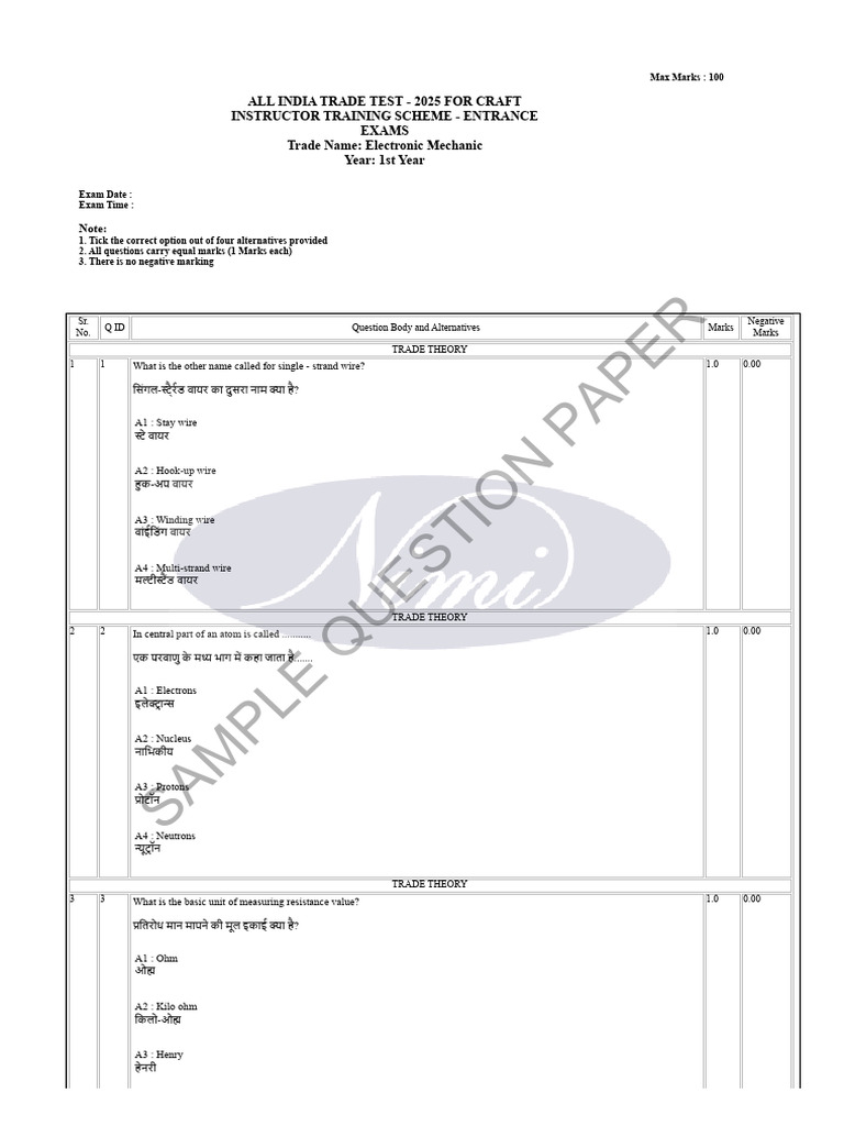 Electronic Mechanic | PDF