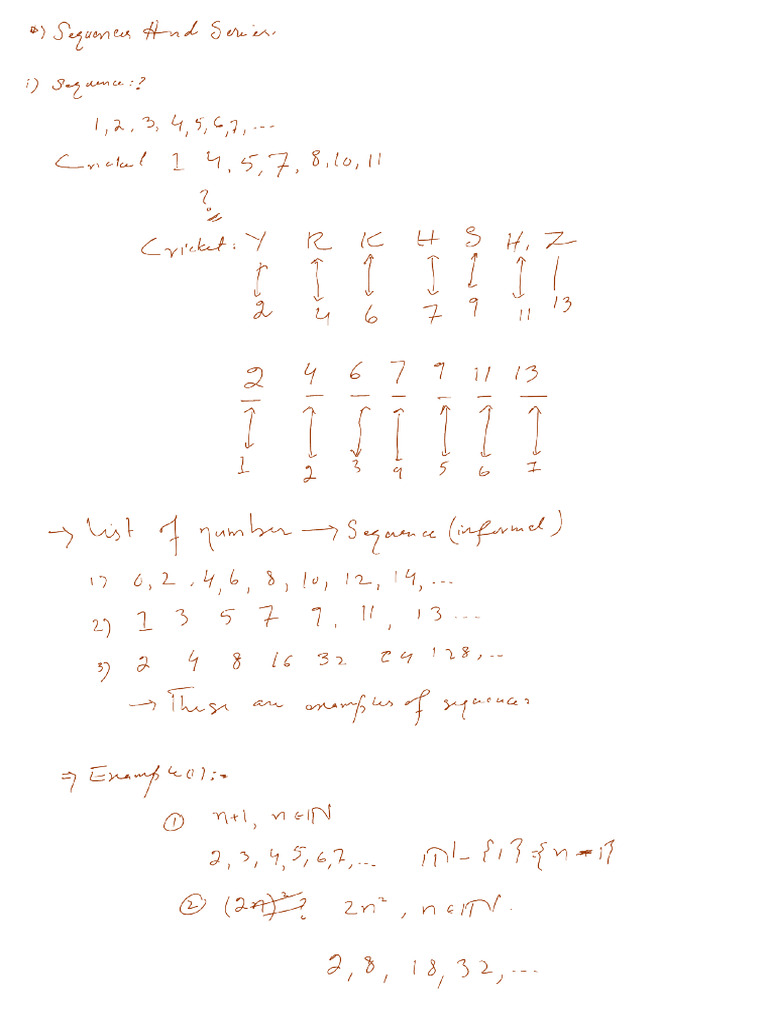 Sequences | PDF