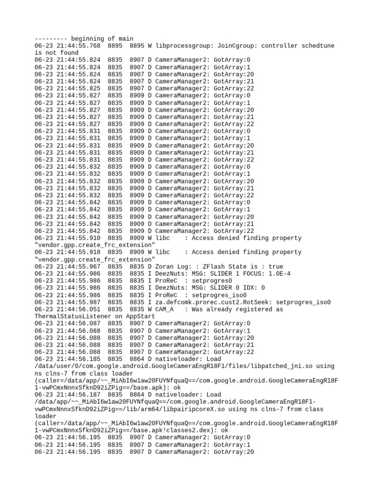 Log Cat 1750695295730 | PDF | Software Engineering | Computer Architecture