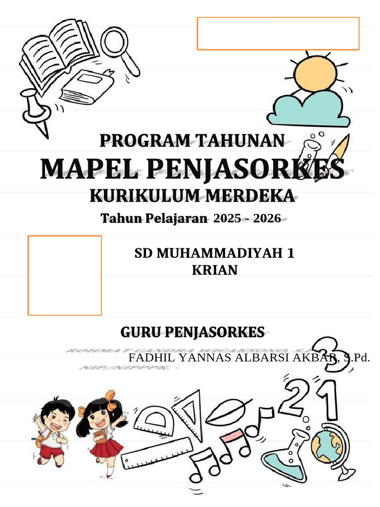 Prota PJOK SD Kelas 4-6 Kurikulum Merdeka | PDF