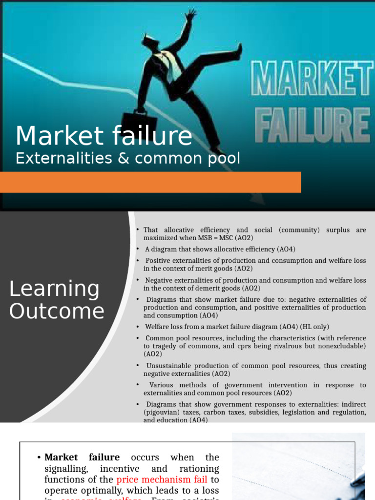 Market Failure: Externalities & Common Pool | PDF | Externality ...