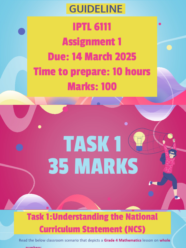 IPTL 6111 Assignment 1 2025 | PDF | Learning | Curriculum