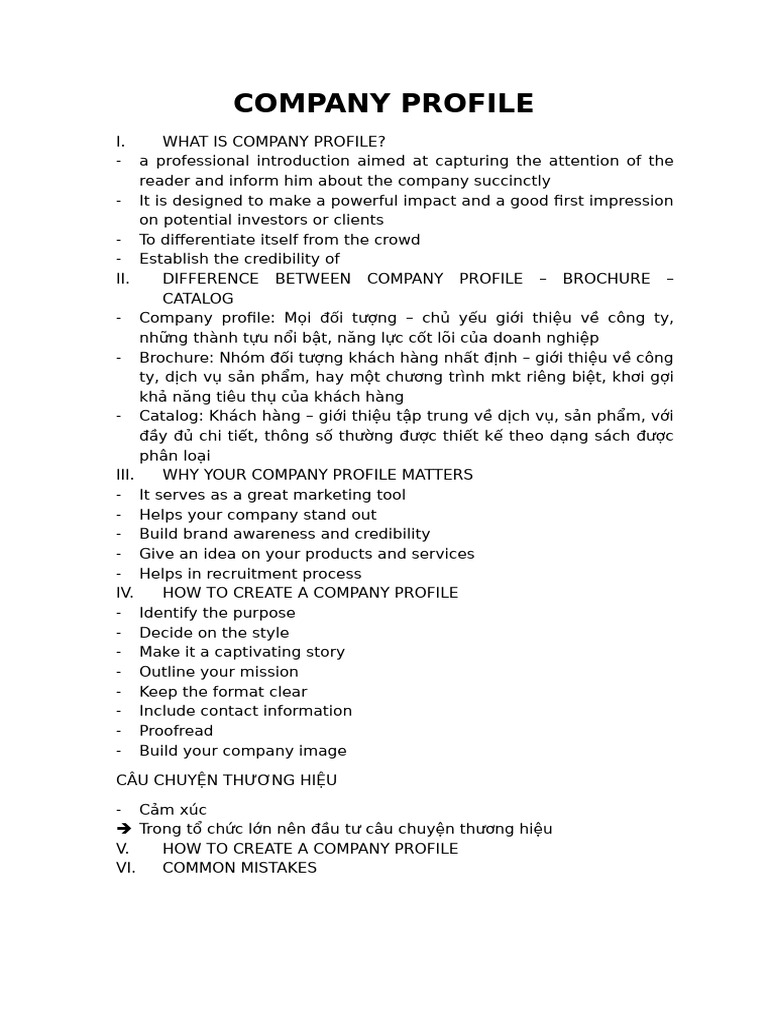 3 Company Profile | PDF