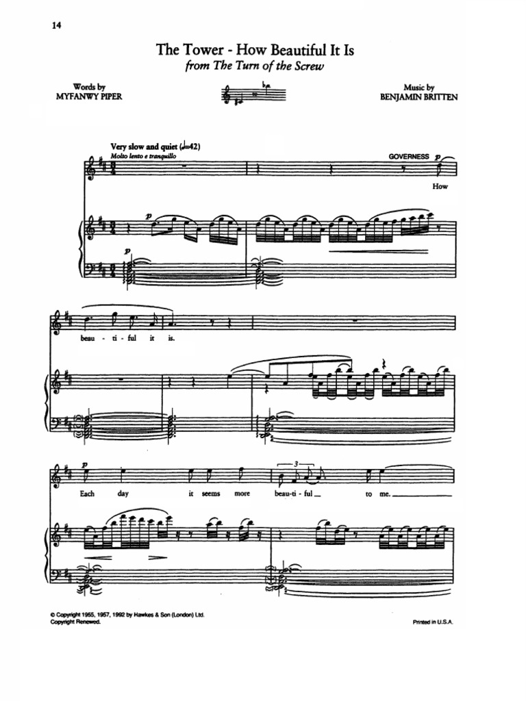 How Beautiful It Is Britten | PDF