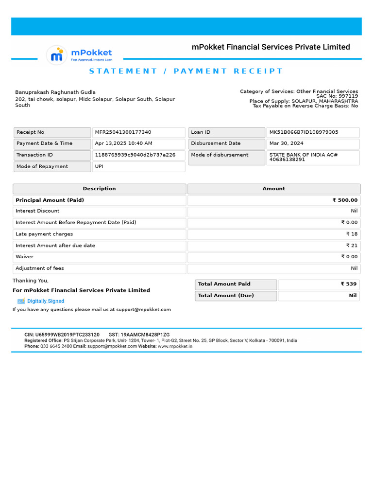 Repayment Receipt MK51B066B7ID108979305 | PDF