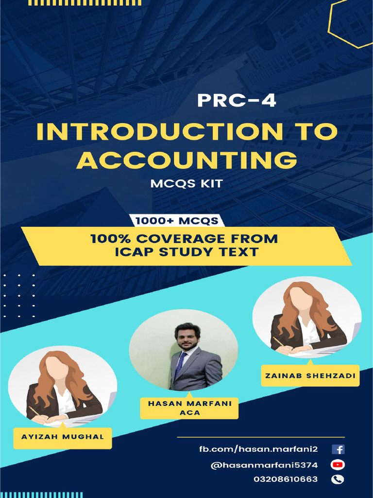 PRC 4 - IA - 1000+ MCQs Hasan Marfani Sac | PDF | Debits And Credits | Bookkeeping