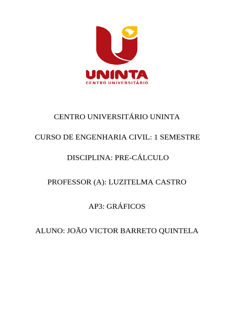 Pre Cálculo Ap3 | PDF