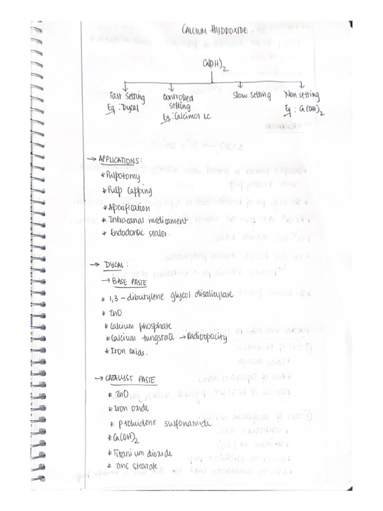 Calcium Hydroxide | PDF