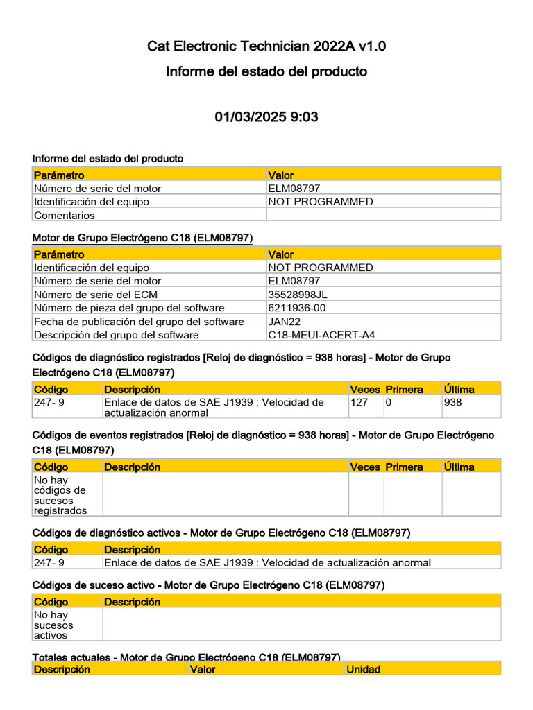 Elm08797 PSRPT 2025-03-01 09.02.28 | PDF | Mecanica clasica | Ingeniería mecánica