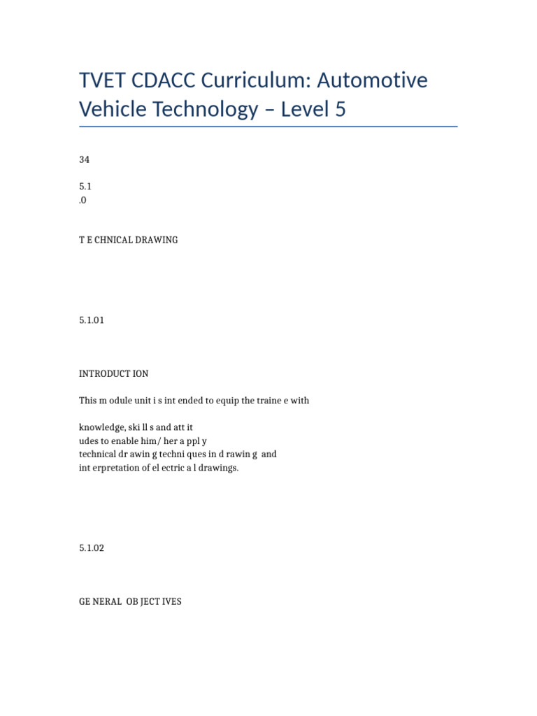 Level 5 Automotive Technical Drawing | PDF | Electrical Engineering ...