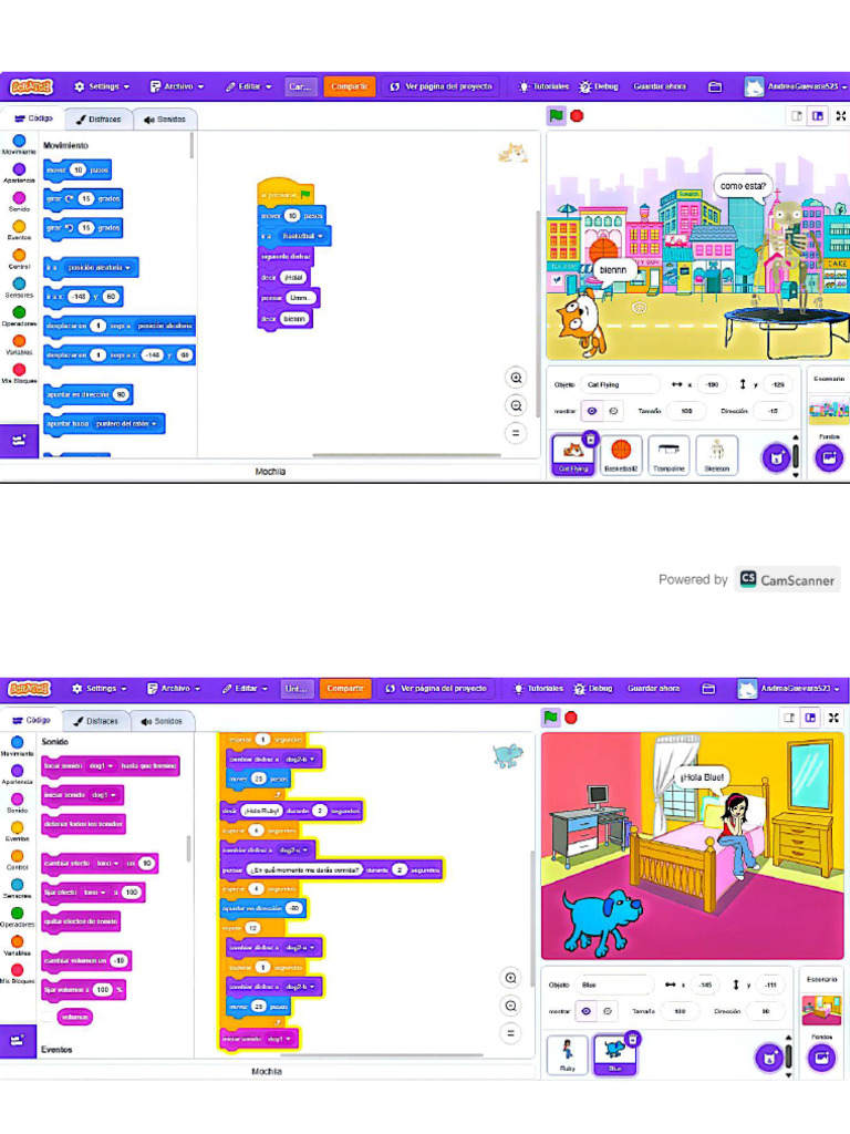 Lógica y Algoritmos Aplicados en Scratch | PDF