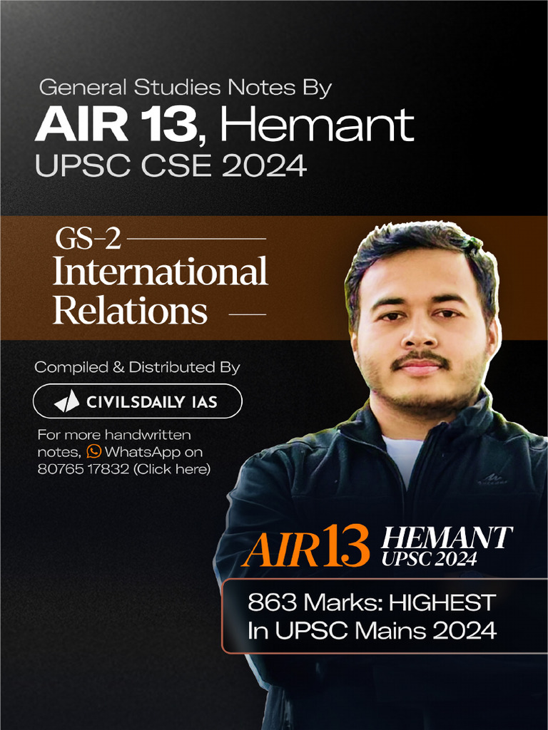 AIR 13 Hemant IR Notes | PDF | Afghanistan | Central Asia