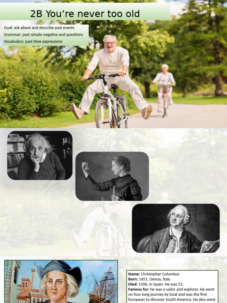 2B You're Never Too Old | PDF