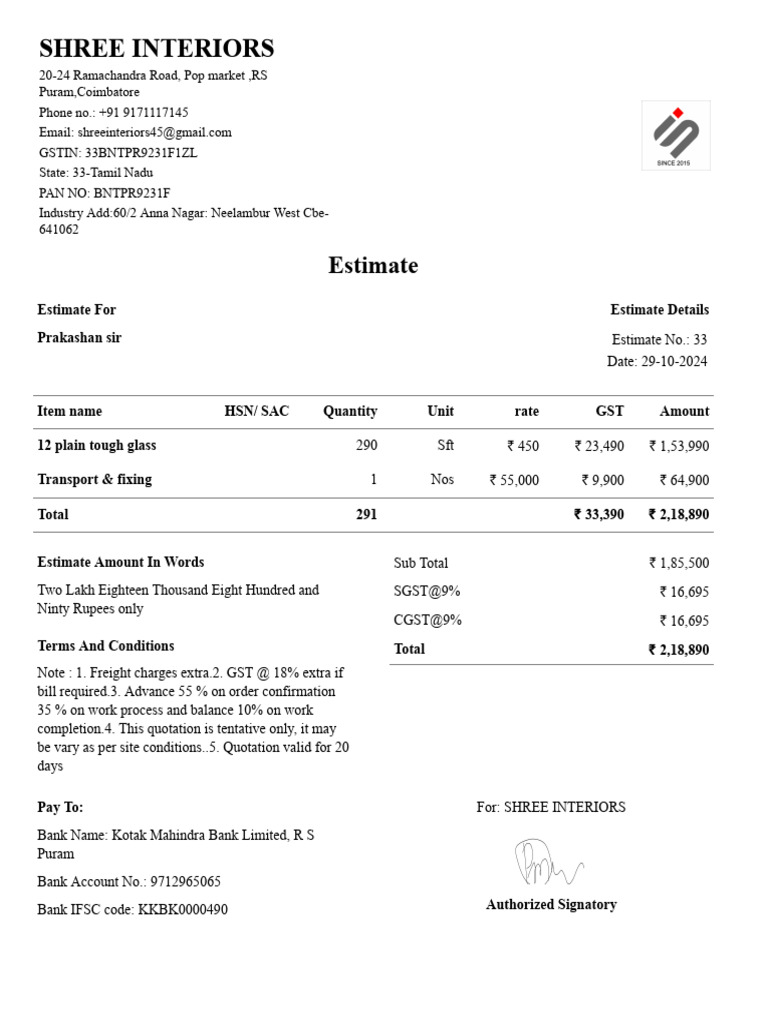 Sree Interiors - Mirror | PDF