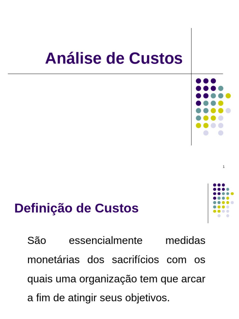 Nomenclaturas de Custos | PDF | Custo | Contabilidade