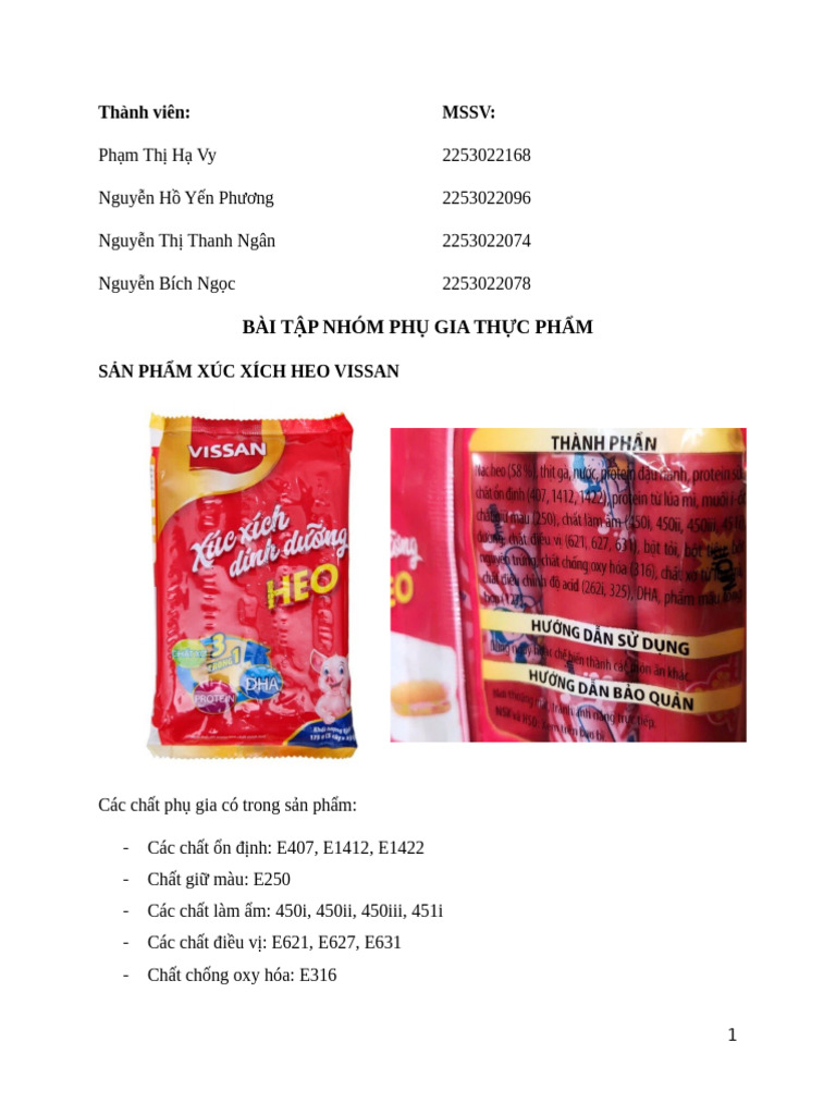 Phu Gia Thuc Pham | PDF