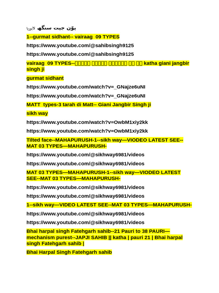 1 - Gurmat Sidhant - Vairaag 09 TYPES | PDF | Fineness | Gold