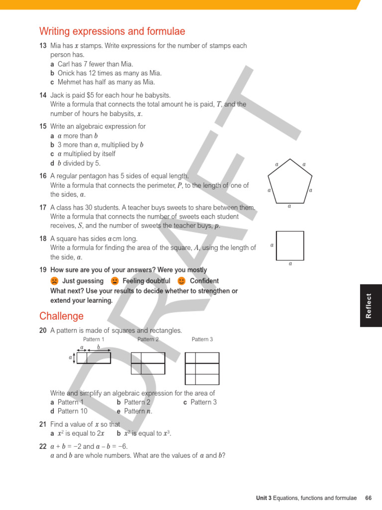 Year 7 Maths Equations & Formulas | PDF | Area | Mathematical Analysis