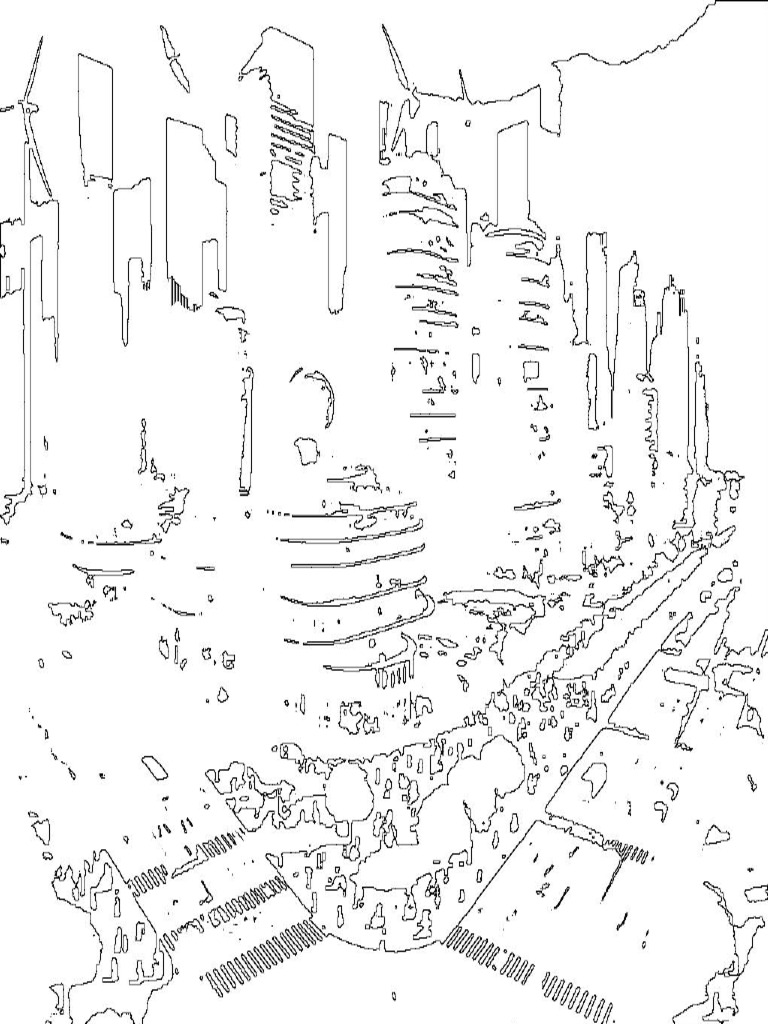 Ultra Simple Sustainable City Line Drawing | PDF