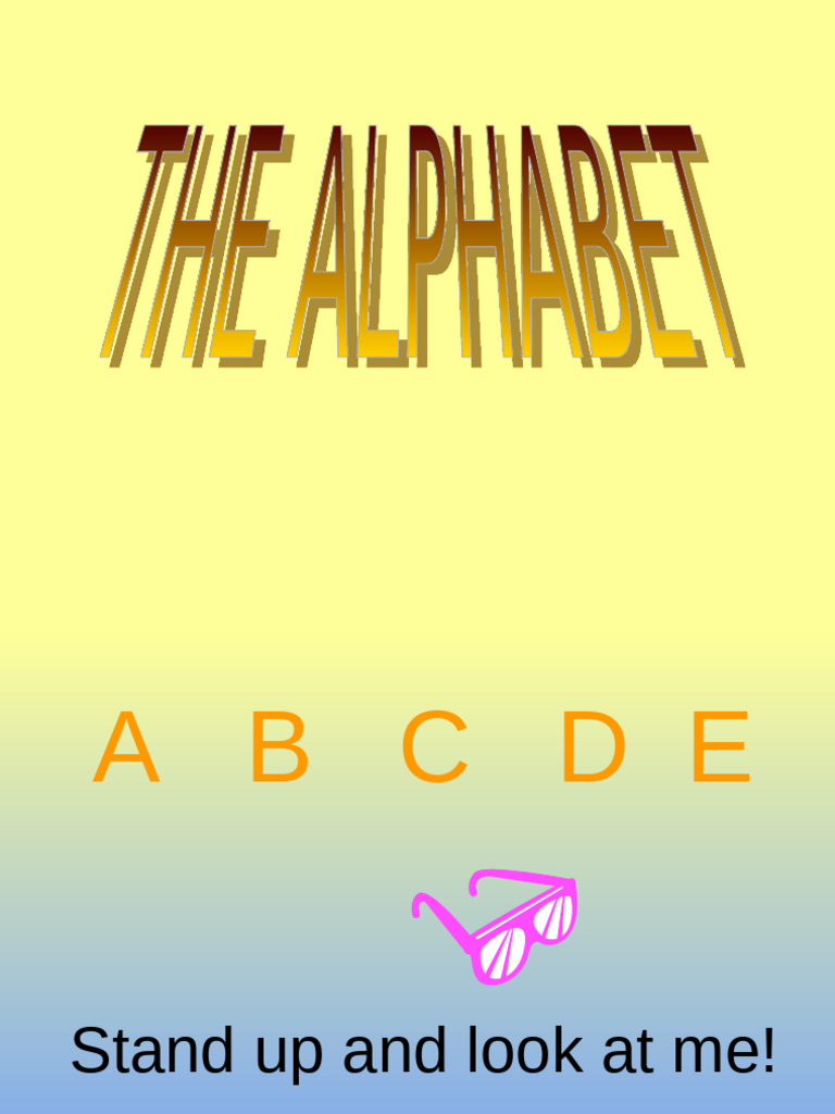 English Alphabet | PDF