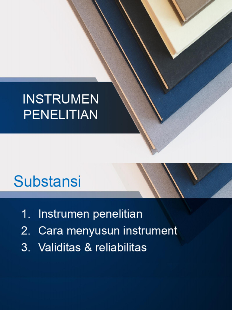 Panduan Lengkap Instrumen Penelitian | PDF