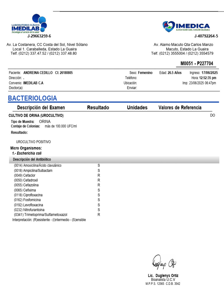 Mue2506170051-ANDREINA CEDILLO | PDF | Tratamientos médicos ...
